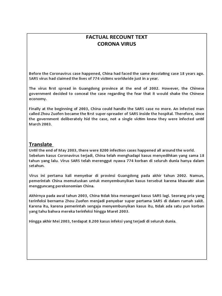 Factual Recount | PDF