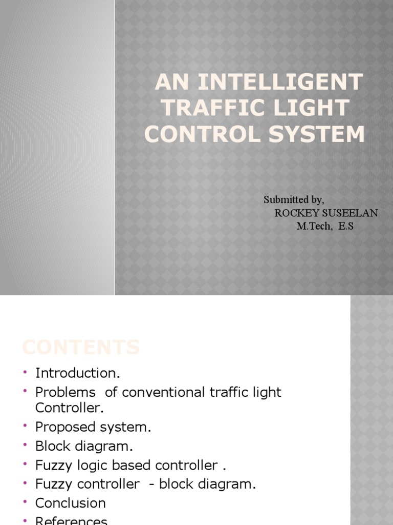 Intelligent Traffic Light Control System | PDF | Traffic | Road Safety