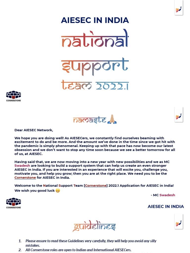 Cornerstone Application Booklet 2022.1 - Round 3 | PDF | Sales ...