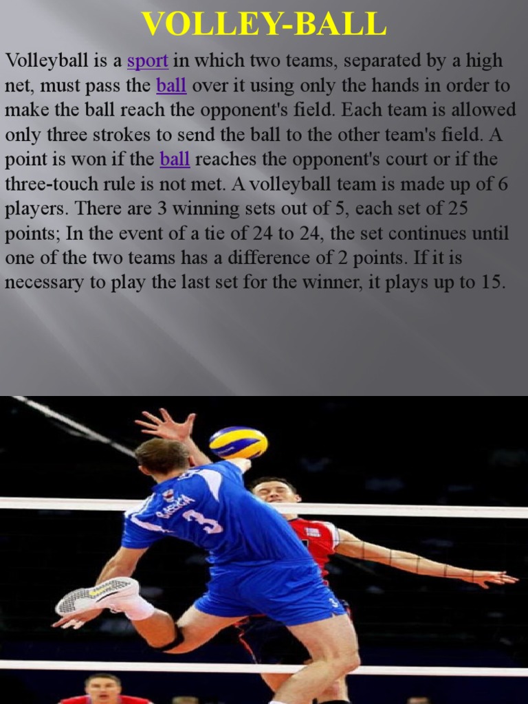 Volley Ball Pdf