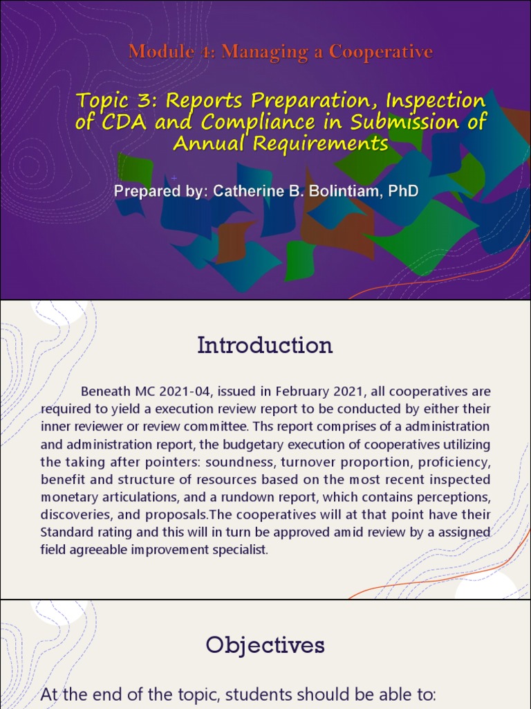 Module 4 Topic 3 in MKE 103 (Cooperative Marketing) | PDF | Regulatory Compliance | Audit