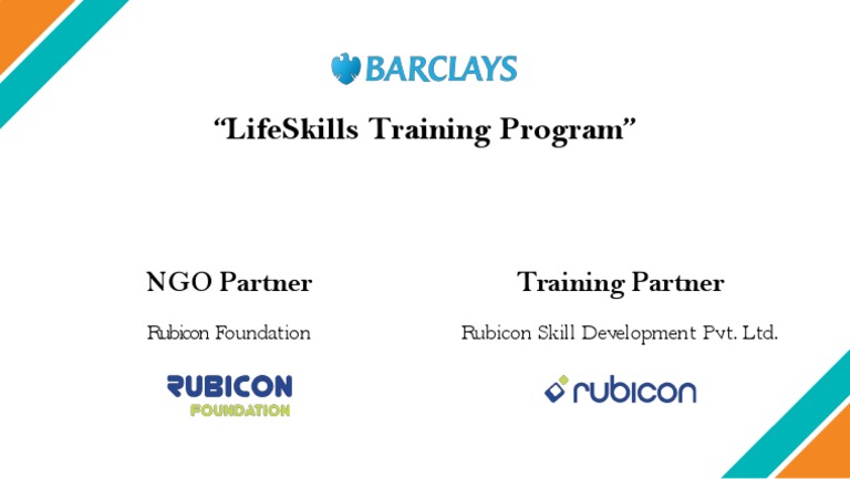 "Lifeskills Training Program": Ngo Partner Training Partner | PDF ...