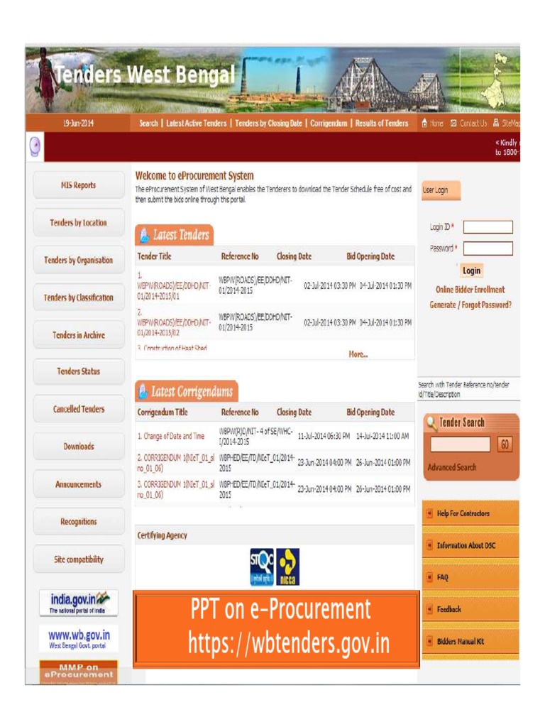 PPT on e-Procurement: Step-by-step guide to uploading, publishing and ...