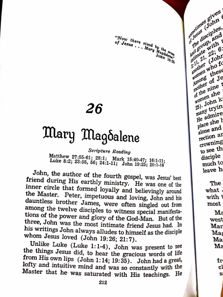 Mary Magdalene: A Faithful Disciple | PDF