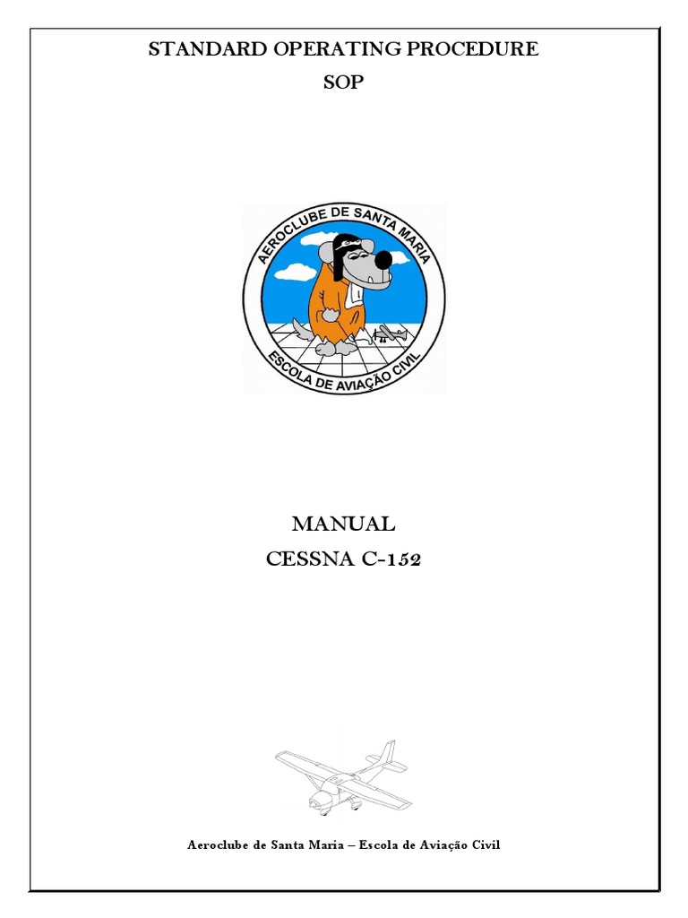 Sop - C152 | Download grátis PDF | Flap (Aeronáutica) | Aeronave