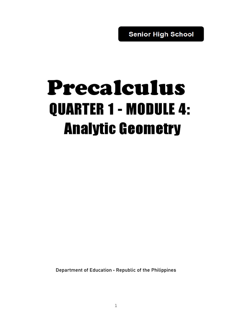 Pre Calculus MODULE 4 (With Key Answers) | PDF | Asymptote ...