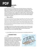 Warren Bridge Structural Analysis | PDF | Truss | Structural Analysis