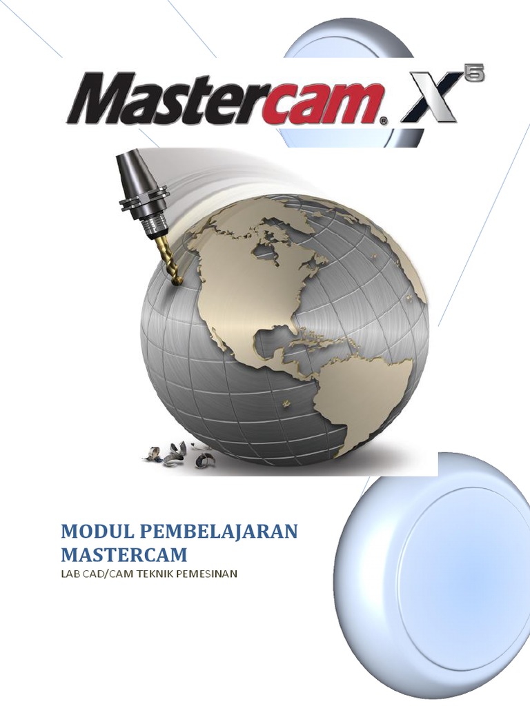 Modul Pembelajaran Mastercam X5 | PDF | Komputer