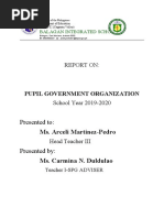 Narrative Report On SPG Election | PDF | Cognition | Behavior Modification