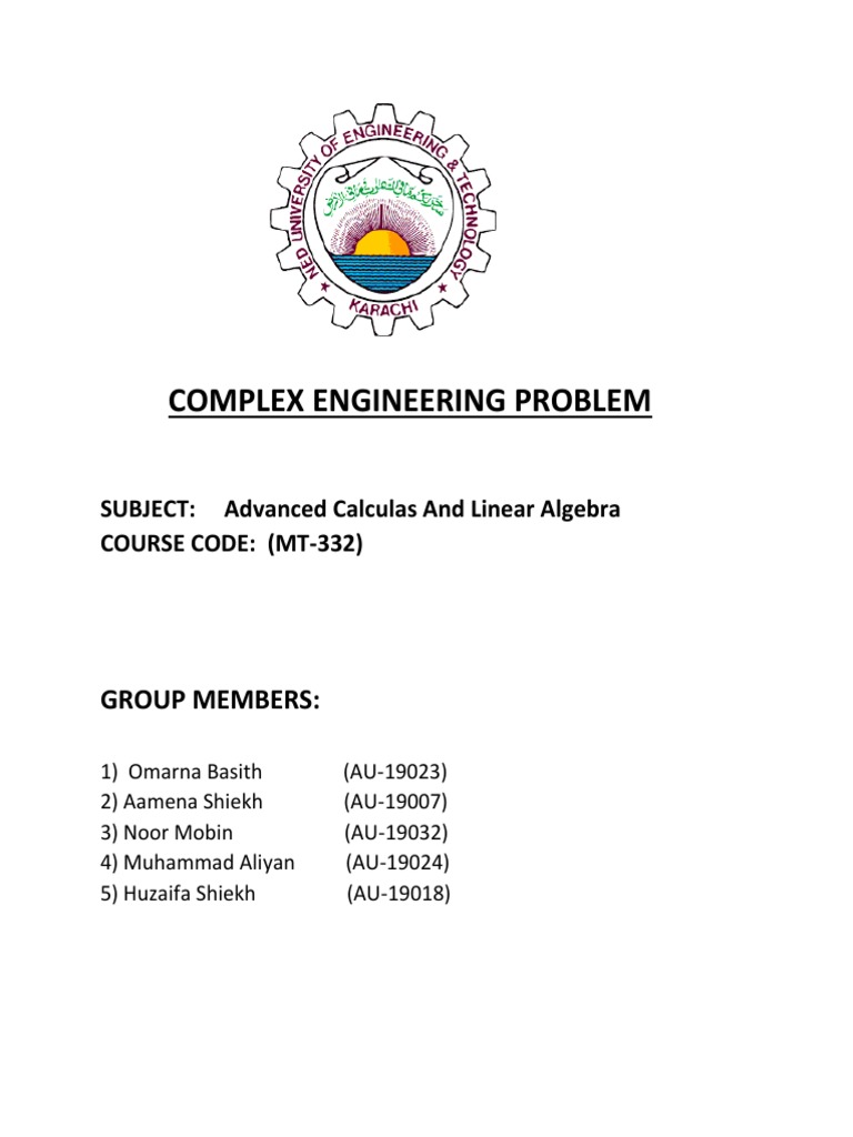 Complex Engineering Problem | PDF | Damping | Applied And Interdisciplinary Physics