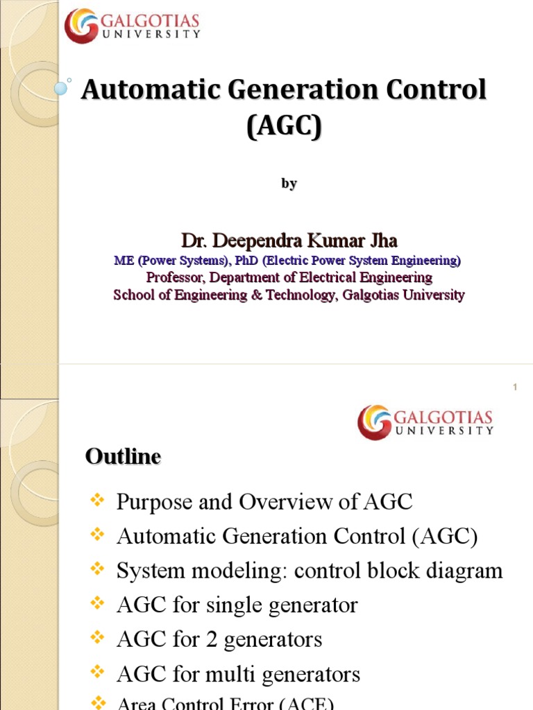 Module2 Automatic Generation Control | Download Free PDF | Electric ...
