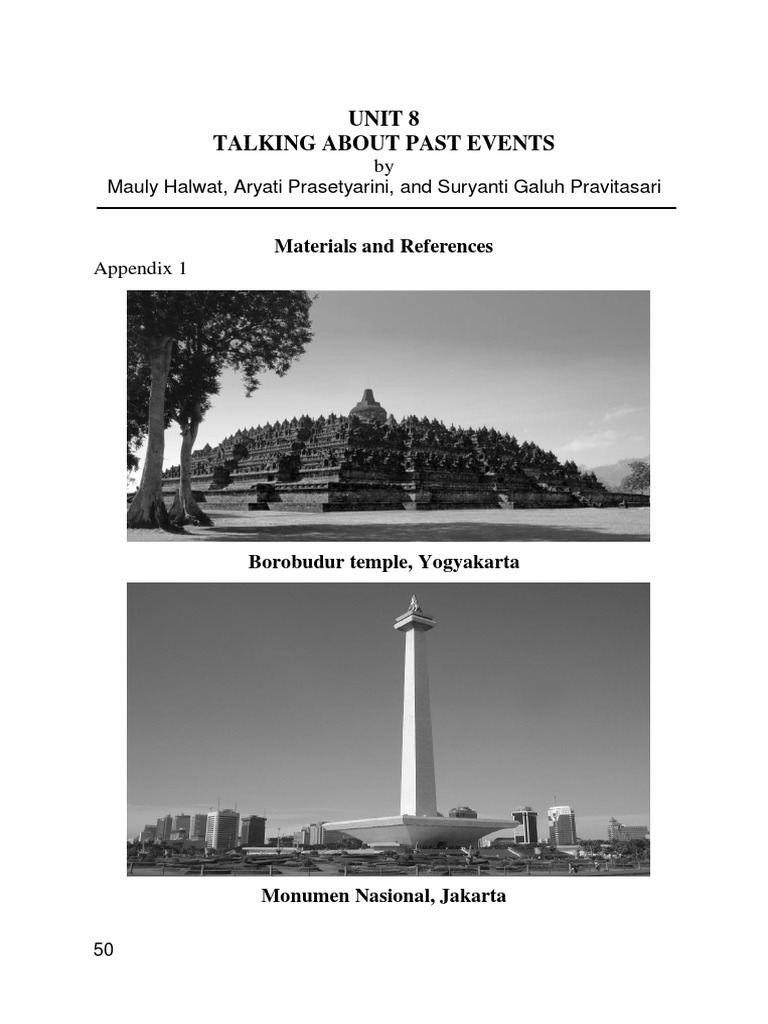 Unit 8 Talking About Past Events | PDF