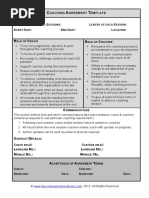 Coaching Log Template | PDF