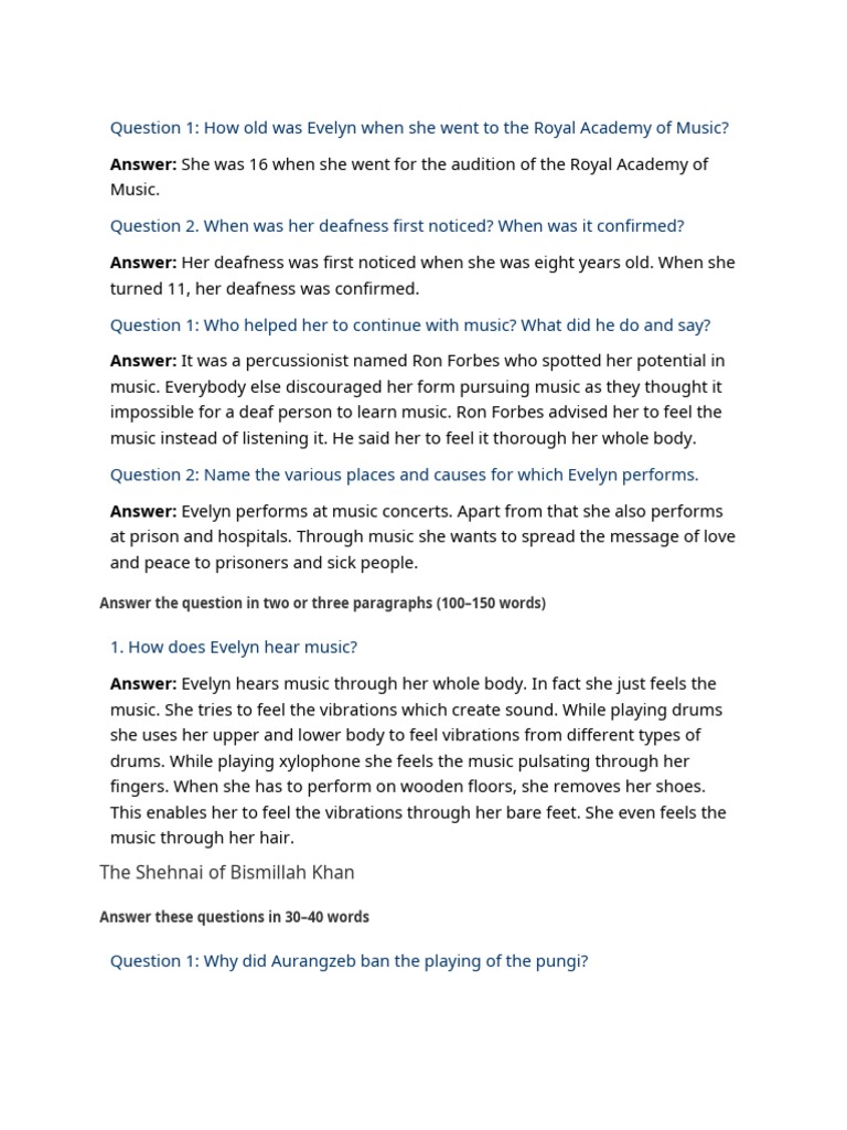 Inspiring Stories of Musical Triumph | PDF