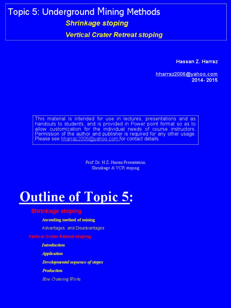 5 Shrinkage VCR | PDF | Mining