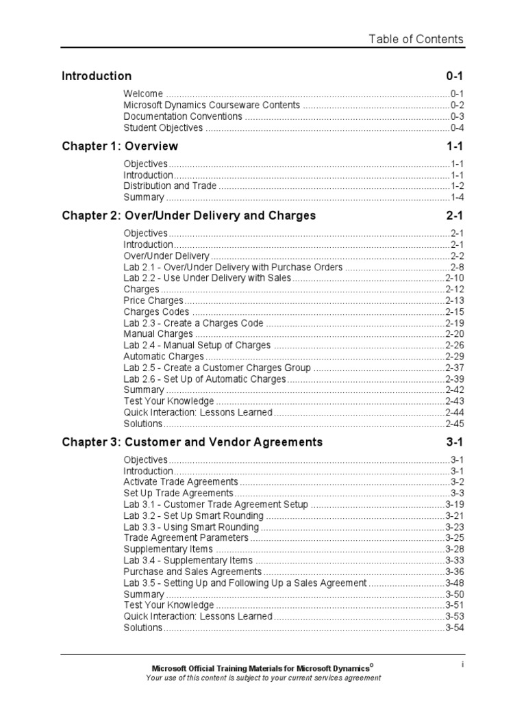 Ax2012 Enus Dat Toc | PDF | Receipt | Business