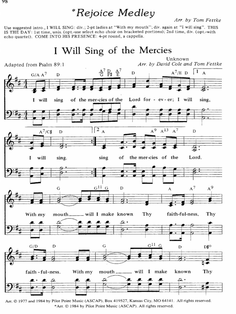 Rejoice Medley | PDF