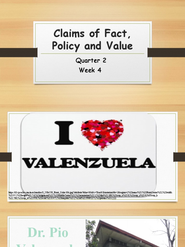 Understanding Claims: Fact, Value, Policy | PDF | Evidence