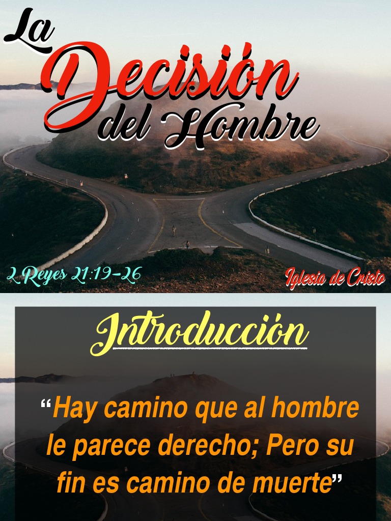 La Decision Del Hombre 2 Reyes 21 19 26 | PDF | Cristo (título ...