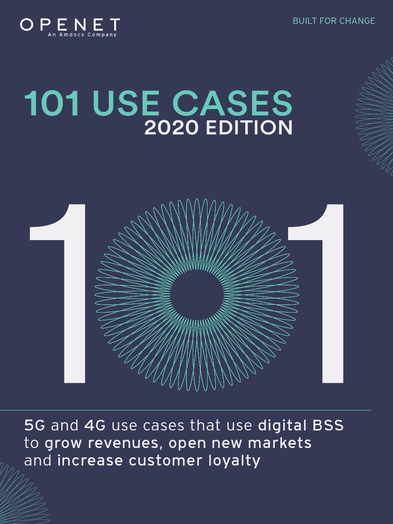 WP Openet 101 Use Cases 2020 | PDF | Cloud Computing | Internet Of Things