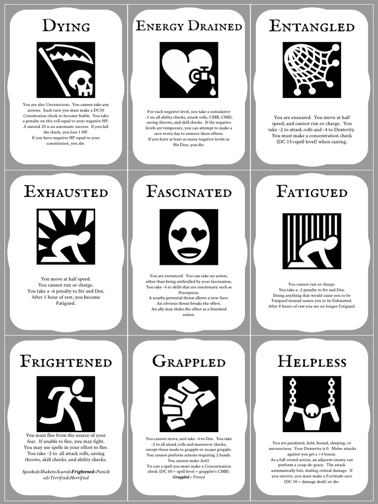 Passport Condition Cards 2 | PDF | Gaming | Tabletop Games