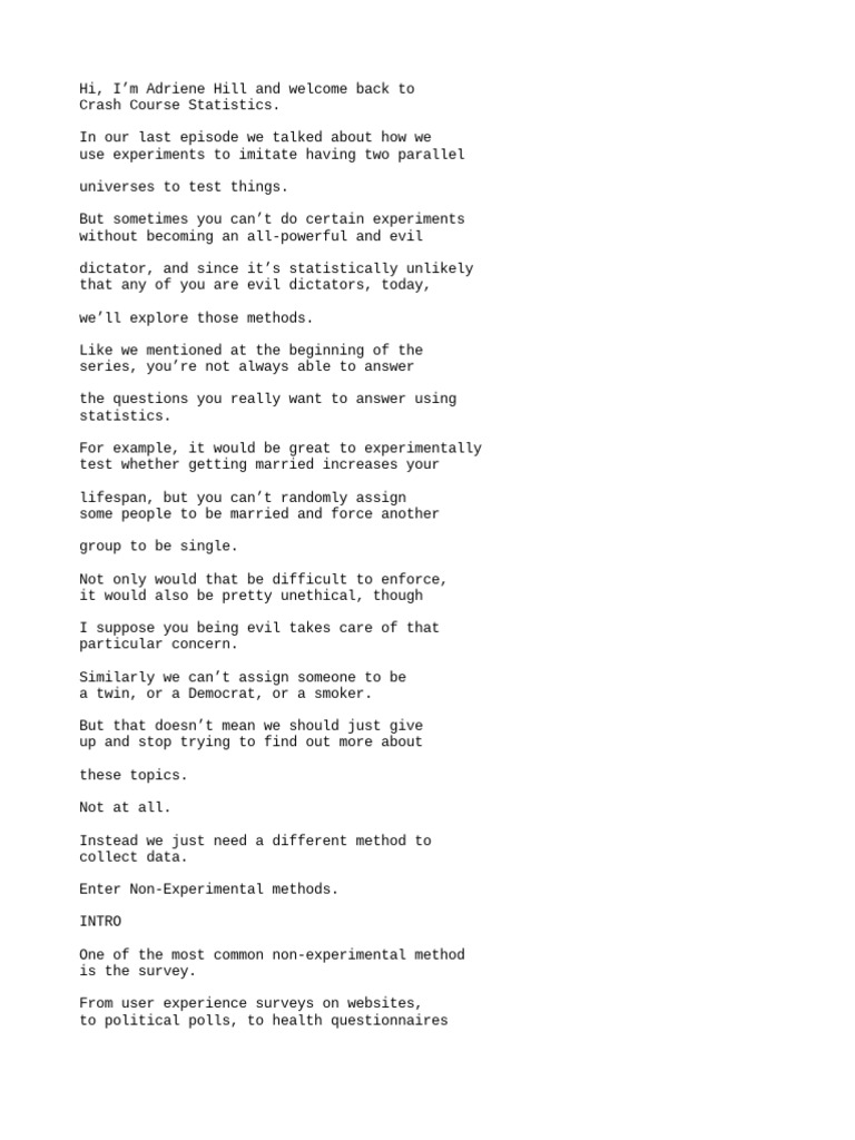 (English) Sampling Methods and Bias With Surveys - Crash Course ...