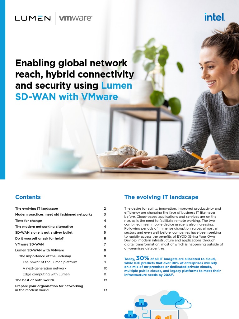 Lumen SD-WAN With VMware Ebook - Final - 1631121818322001pmS6 | PDF | Cloud Computing | Computer ...