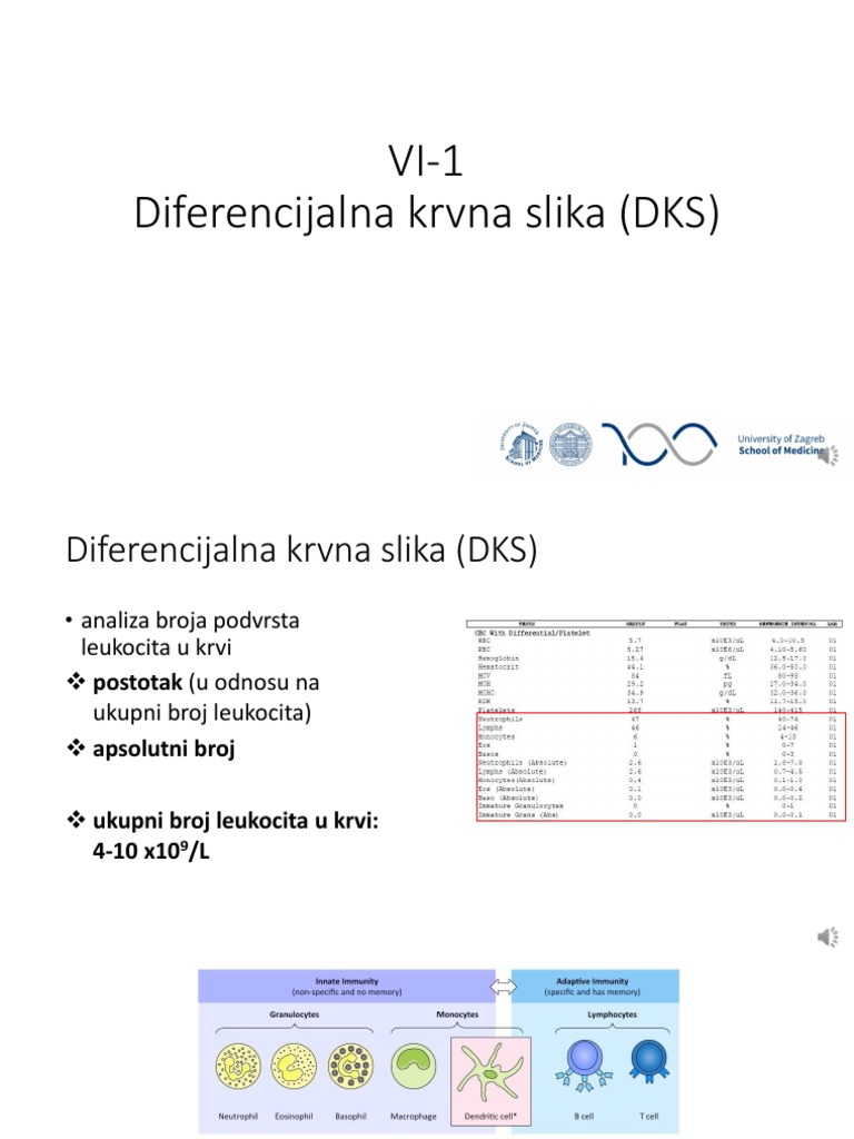 01b Diferencijalna Krvna Slika | PDF
