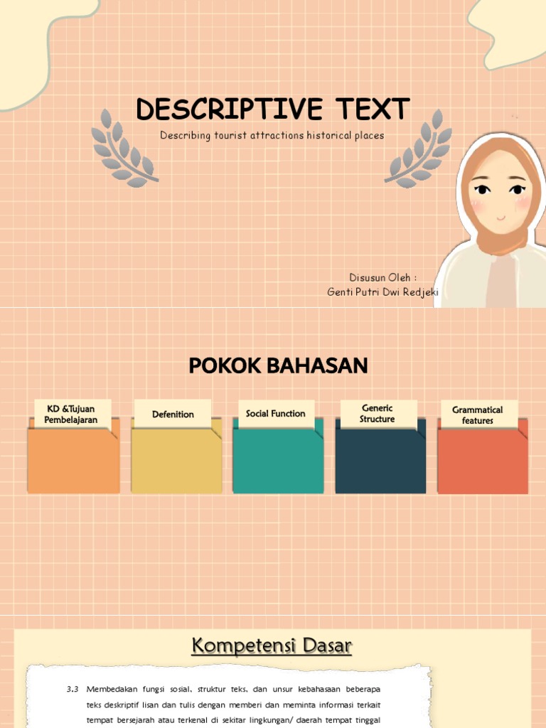 Materi Deskriptive Text Kelas 10 | PDF
