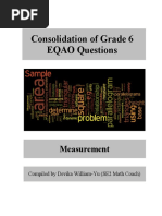 EQAO Grade 6 Math Released Questions | PDF | Rectangle | Educational ...