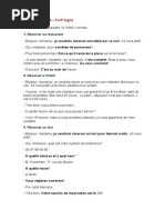 Dialogue A L'hotel | PDF | Hôtel et logement | Tourisme et loisirs