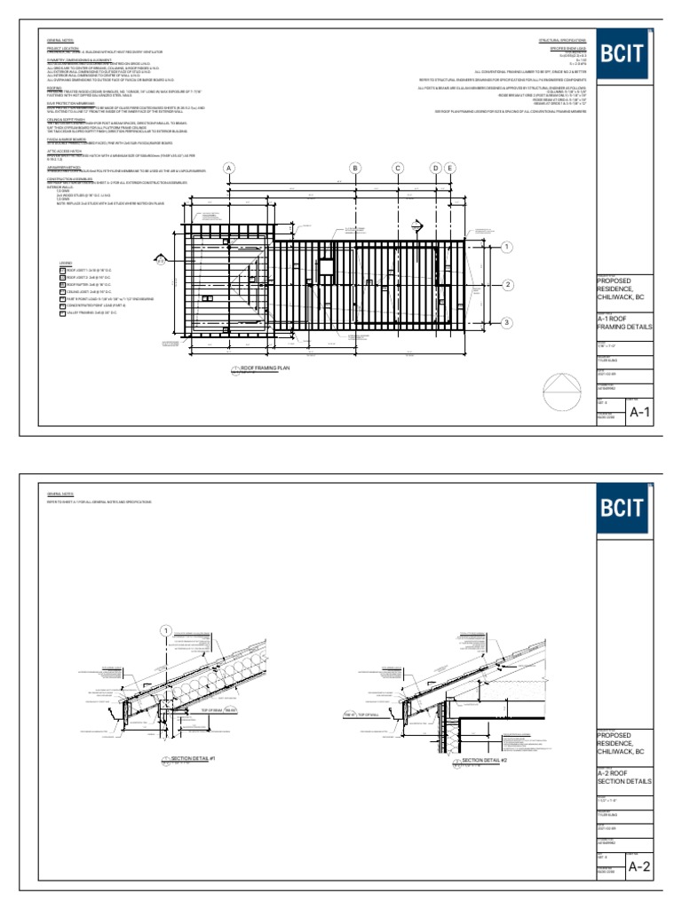 BLDG 2200 BCBC 2018 Roofing | PDF | Framing (Construction) | Roof