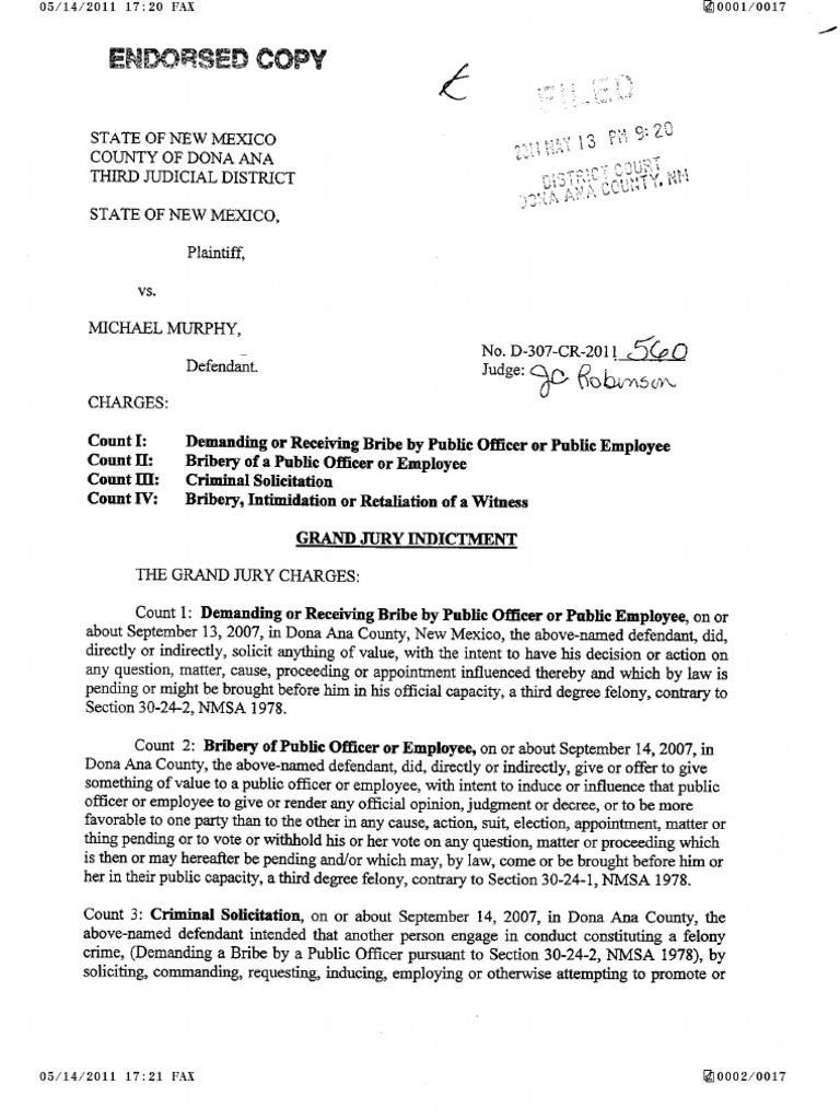 Murphy Indictment Report | PDF