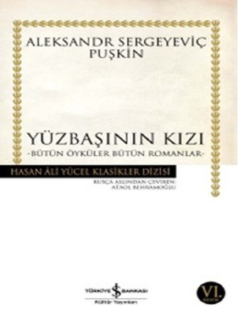 Aleksandr Puskin Yuzbasinin Kizi | PDF