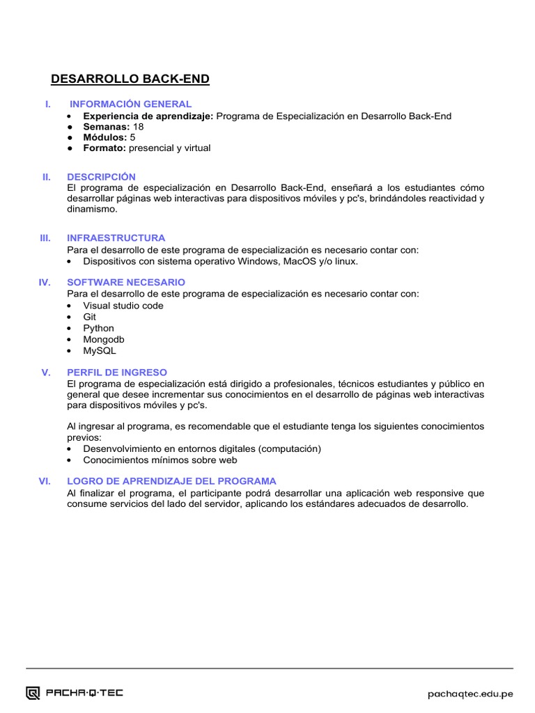 Estructura Back End | PDF | Python (lenguaje de programación ...