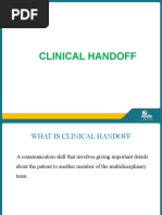 Isbar Clinical Handover Form - Template | PDF