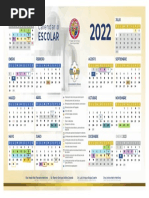 Calendario Escolar 2022 UNISON Comprimido | PDF