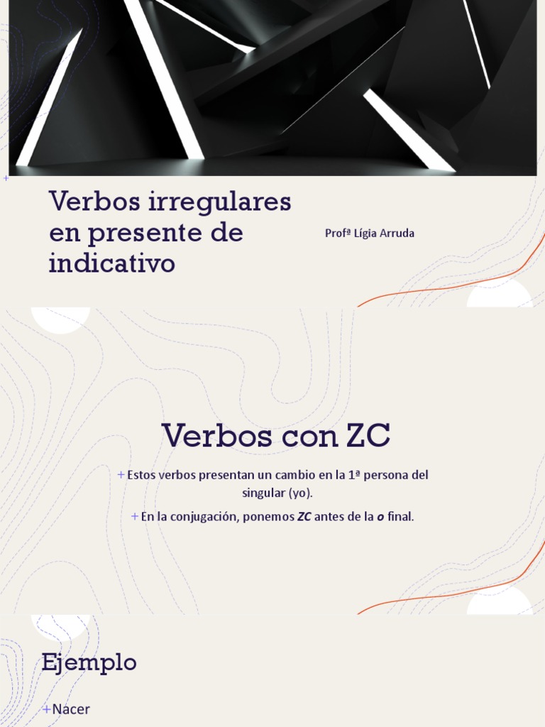 Verbos Irregulares en Presente | PDF | Artes del Lenguaje y Comunicación