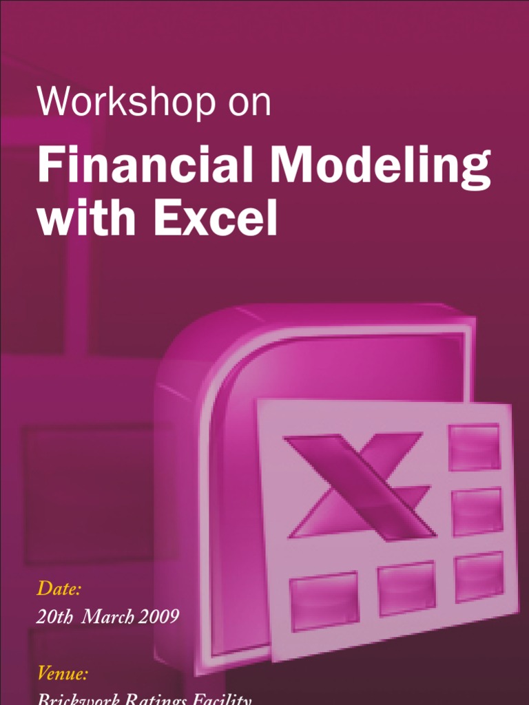 Excel Financial Modeling Workshop | PDF | Worksheet | Microsoft Excel