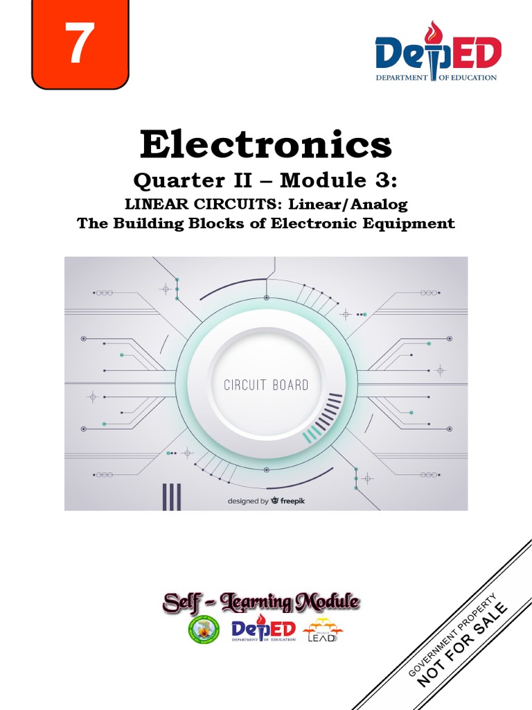 Electronics: Quarter II - Module 3 | PDF | Electrical Network | Amplifier