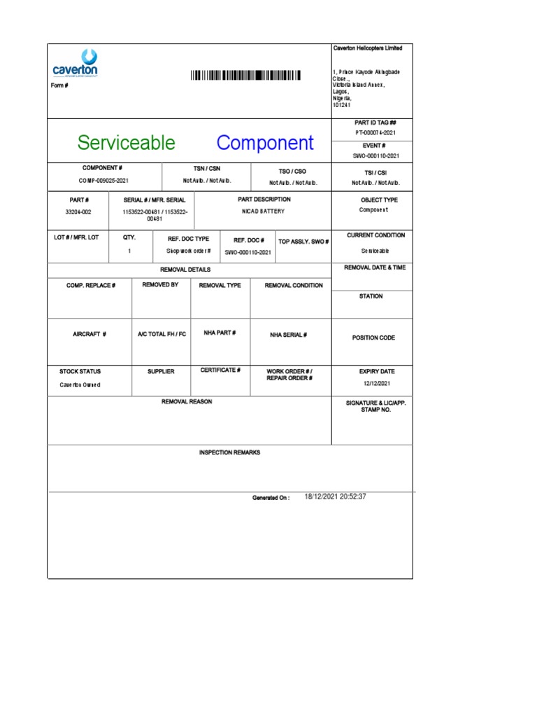 5n-Tup Serviceable Tag | PDF