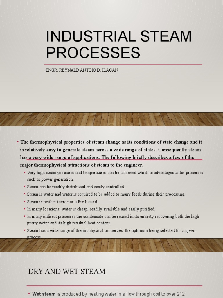 Industrial Steam Processes | PDF | Steam | Furnace