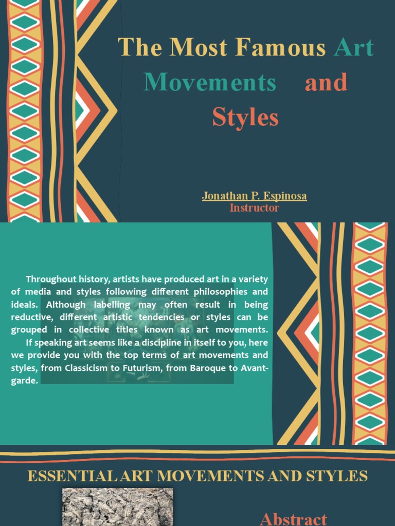 Art Movements and Styles | PDF | Impressionism | Abstract Art