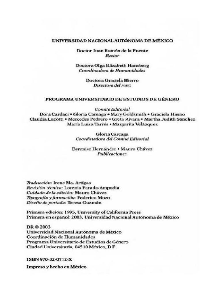 Connell.R.W - Masculinidades | PDF