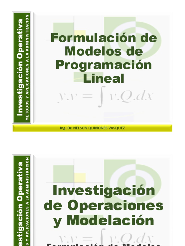 Modelos de Programación Lineal | PDF | Programación lineal | La investigación de operaciones