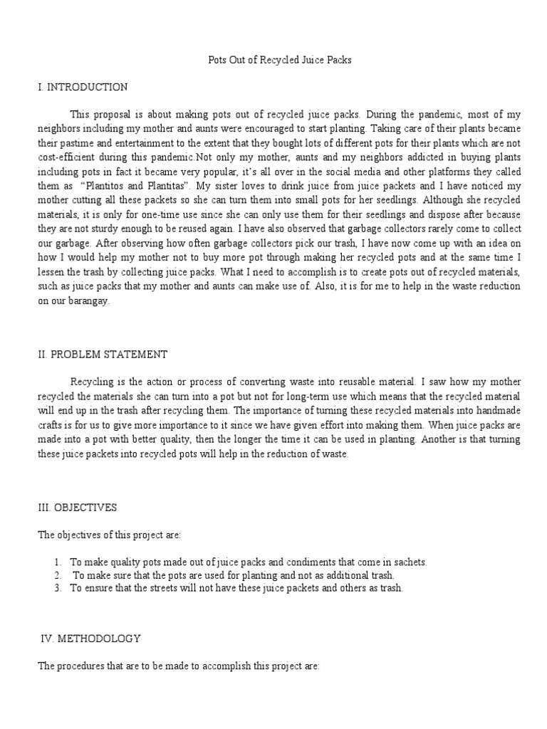 Narrative Report NSTP | PDF | Recycling | Waste