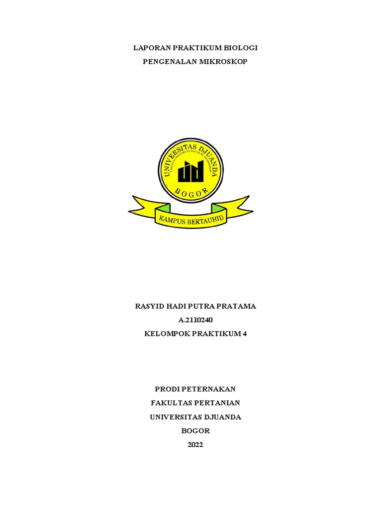 Rasyid - A.2110240 - Laprak Bab1 - TNK | PDF | Sains & Matematika | Kesehatan Holistik