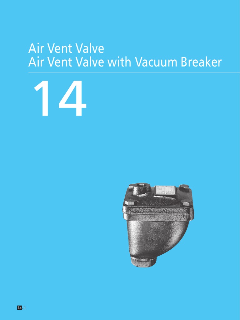 Air Vent Valve Air Vent Valve With Vacuum Breaker | PDF | Valve | Water ...