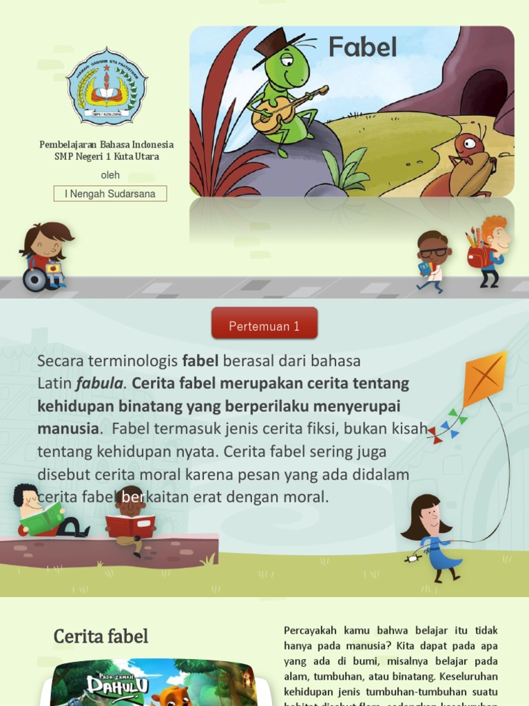 Teks Cerita Fabel | PDF