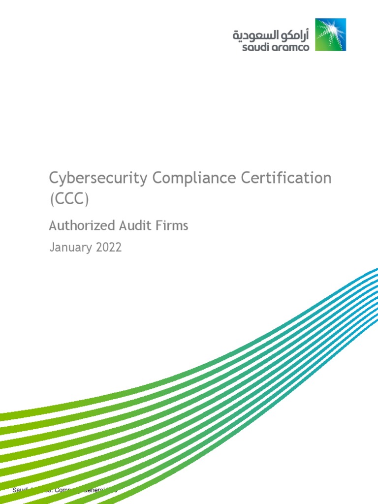 Cybersecurity Compliance Certificate CCC Audit FirmsJAN2022 | PDF ...